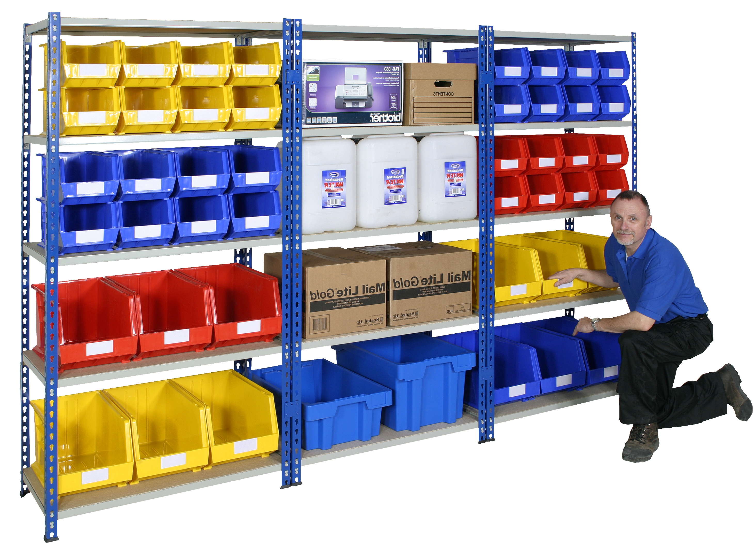 Rivet shelving and racking for fast and effective assembly | OfficeSTOR