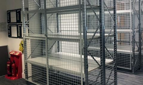 Warehouse mesh protection and safety barriers | OfficeSTOR