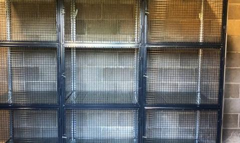 Lockable mesh doors for security and safety | OfficeSTOR