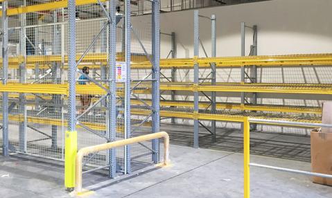 Warehouse mesh protection and safety barriers | OfficeSTOR