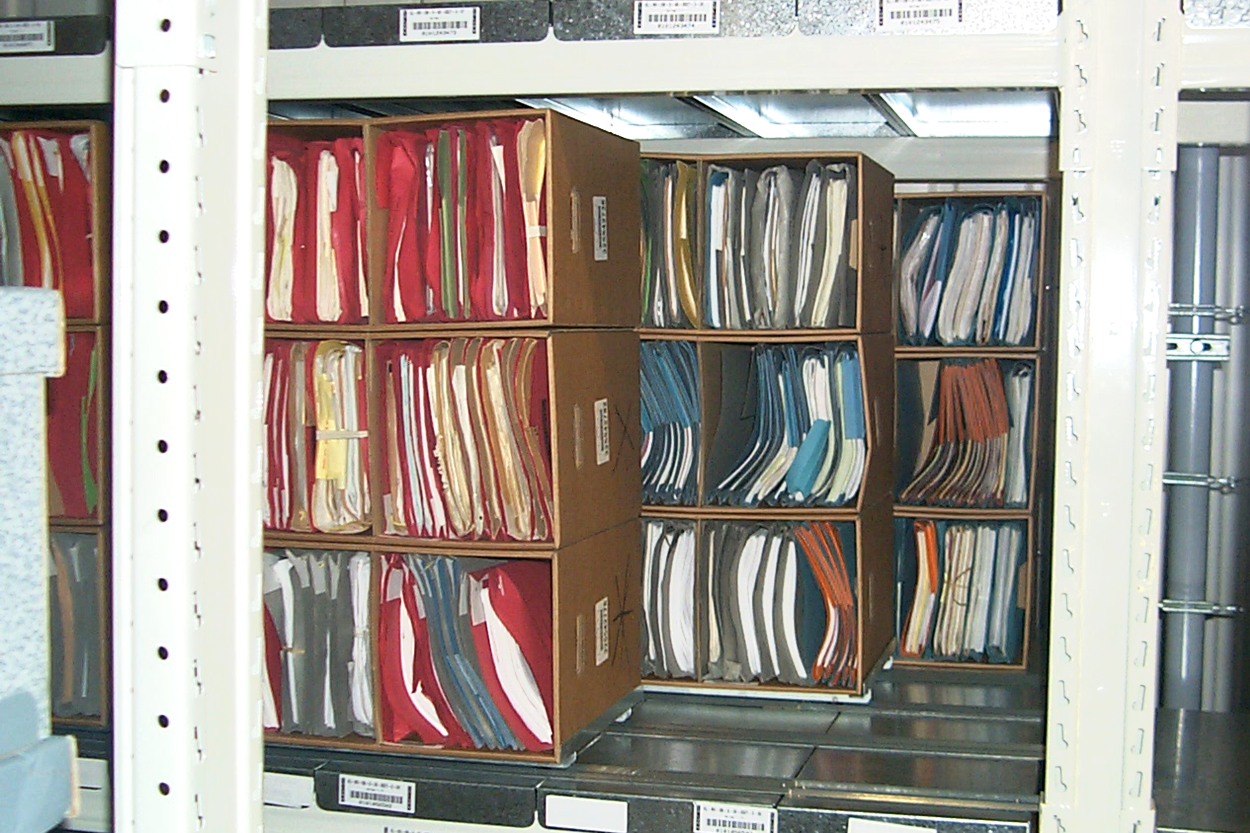 GlideSTOR archive storage using mobile shelving systems | OfficeSTOR