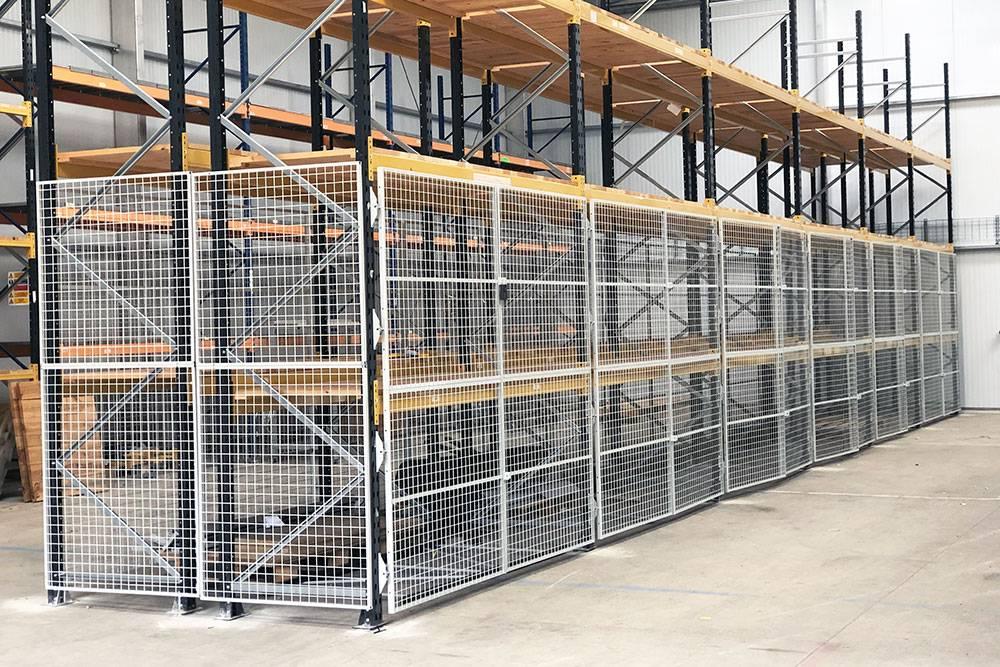Mesh security doors to convert racking into secure bays | OfficeSTOR