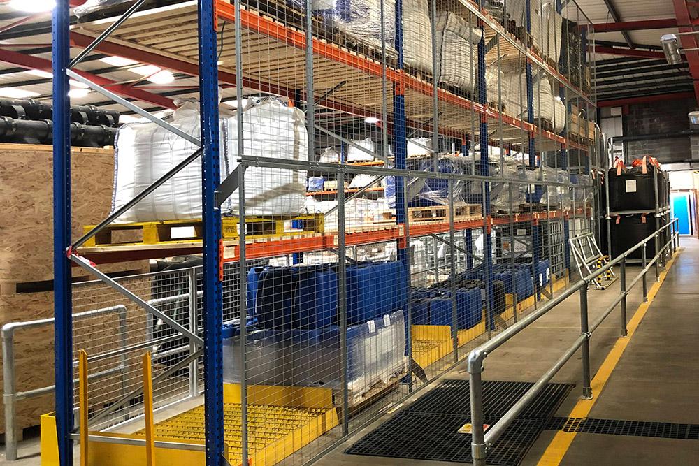 Mesh anti-collapse to stop items from falling from height | OfficeSTOR