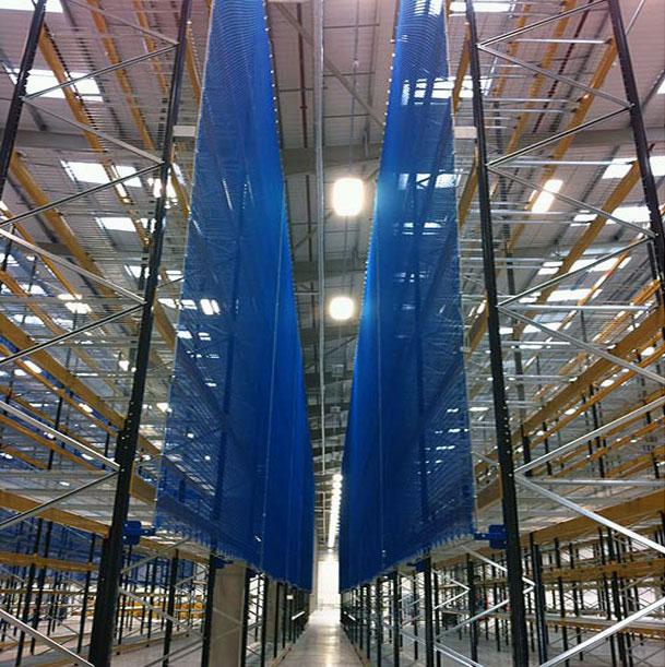 Safety netting to prevent injuries caused by falling objects. | OfficeSTOR