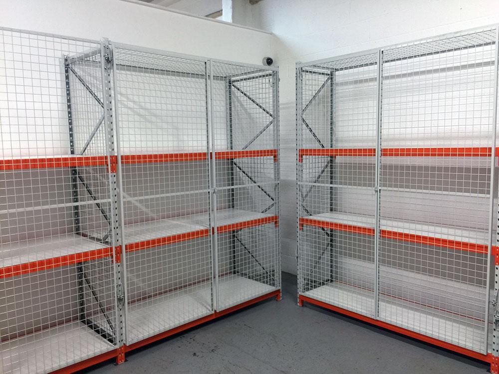 Warehouse mesh protection and safety barriers | OfficeSTOR