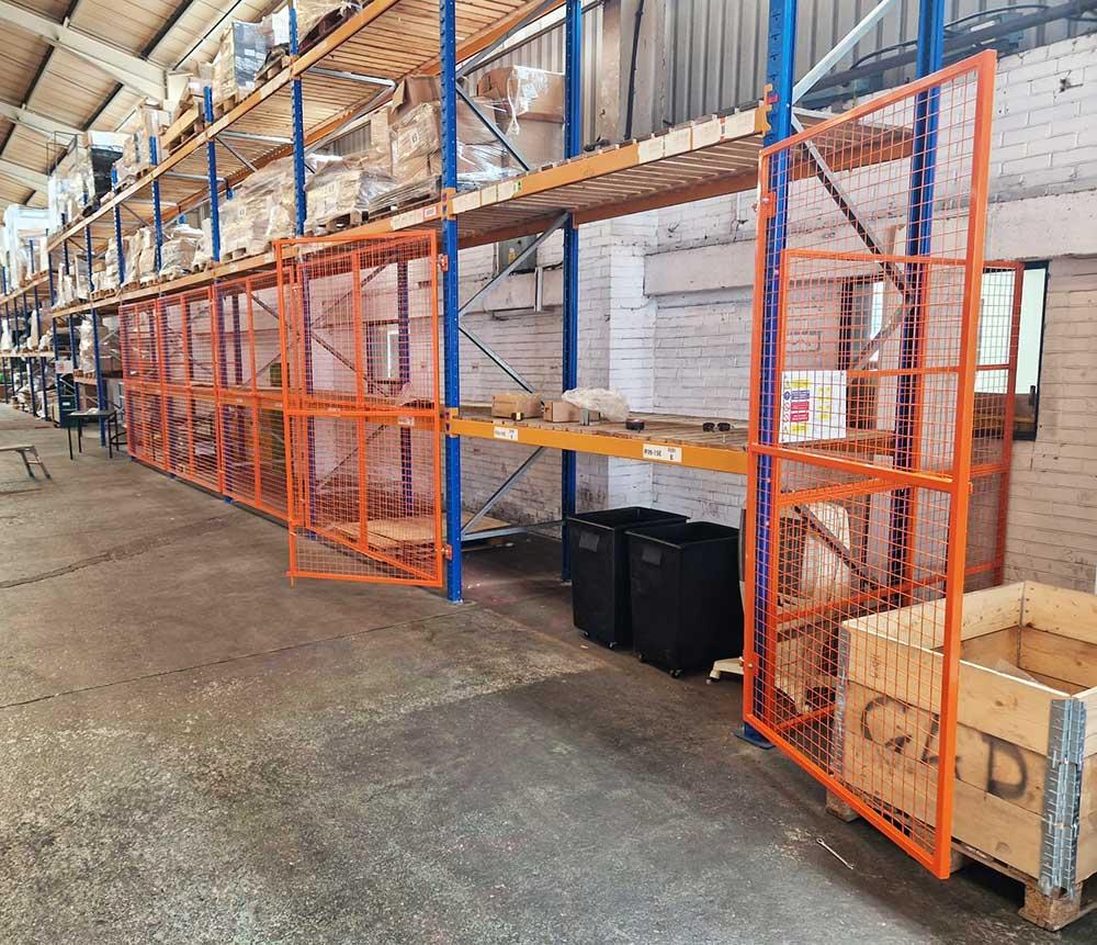 Warehouse mesh protection and safety barriers | OfficeSTOR