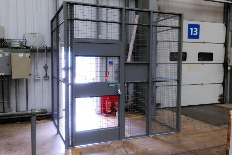 Securing Courier Containment Area for Aircraft Service Company | OfficeSTOR