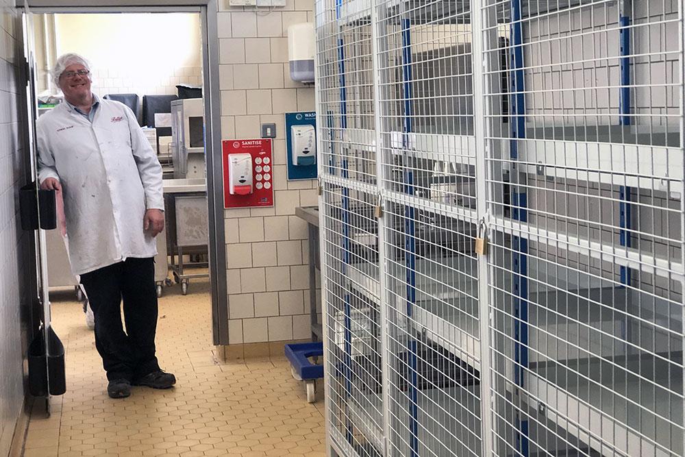 Warehouse mesh protection and safety barriers | OfficeSTOR