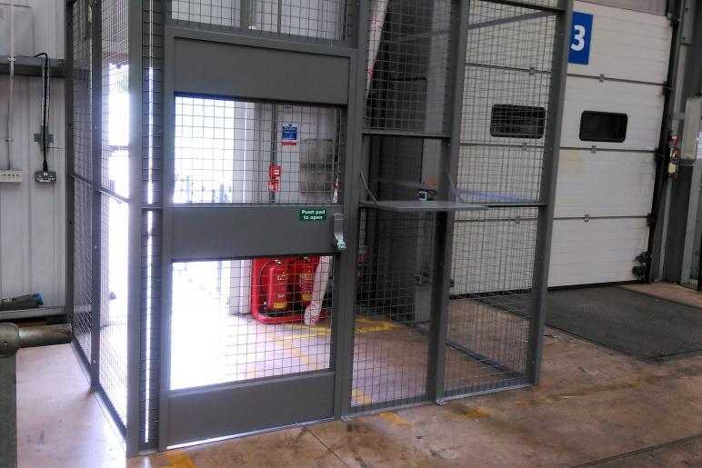 Securing Courier Containment Area for Aircraft Service Company | OfficeSTOR